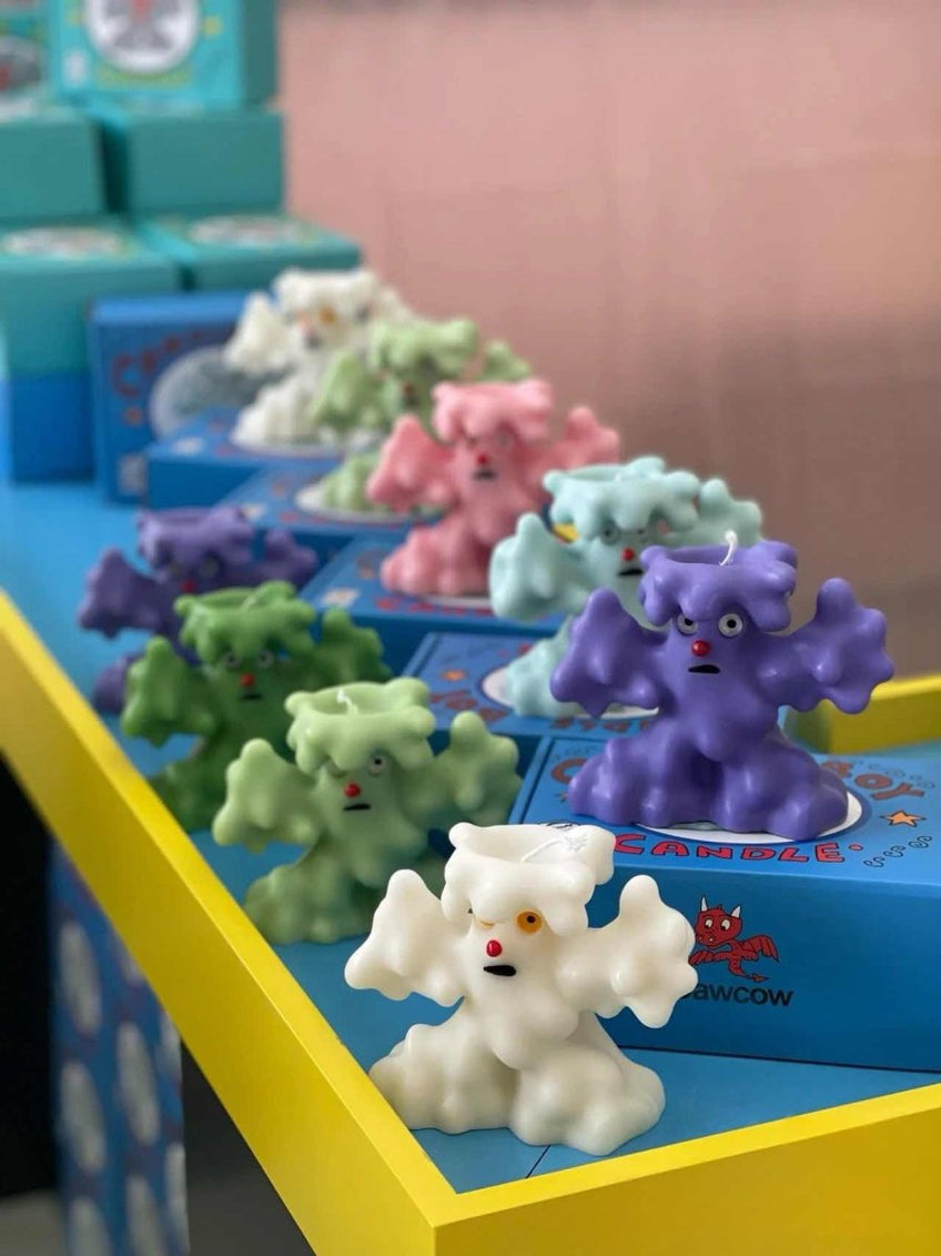 Little Monster Scented Candle Soy Wax Halloween Decorative Candles ...