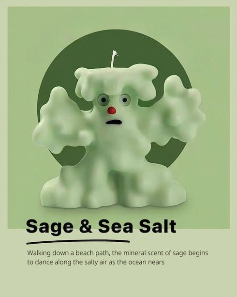 Little Monster Scented Candle Soy Wax Halloween Decorative Candles ...